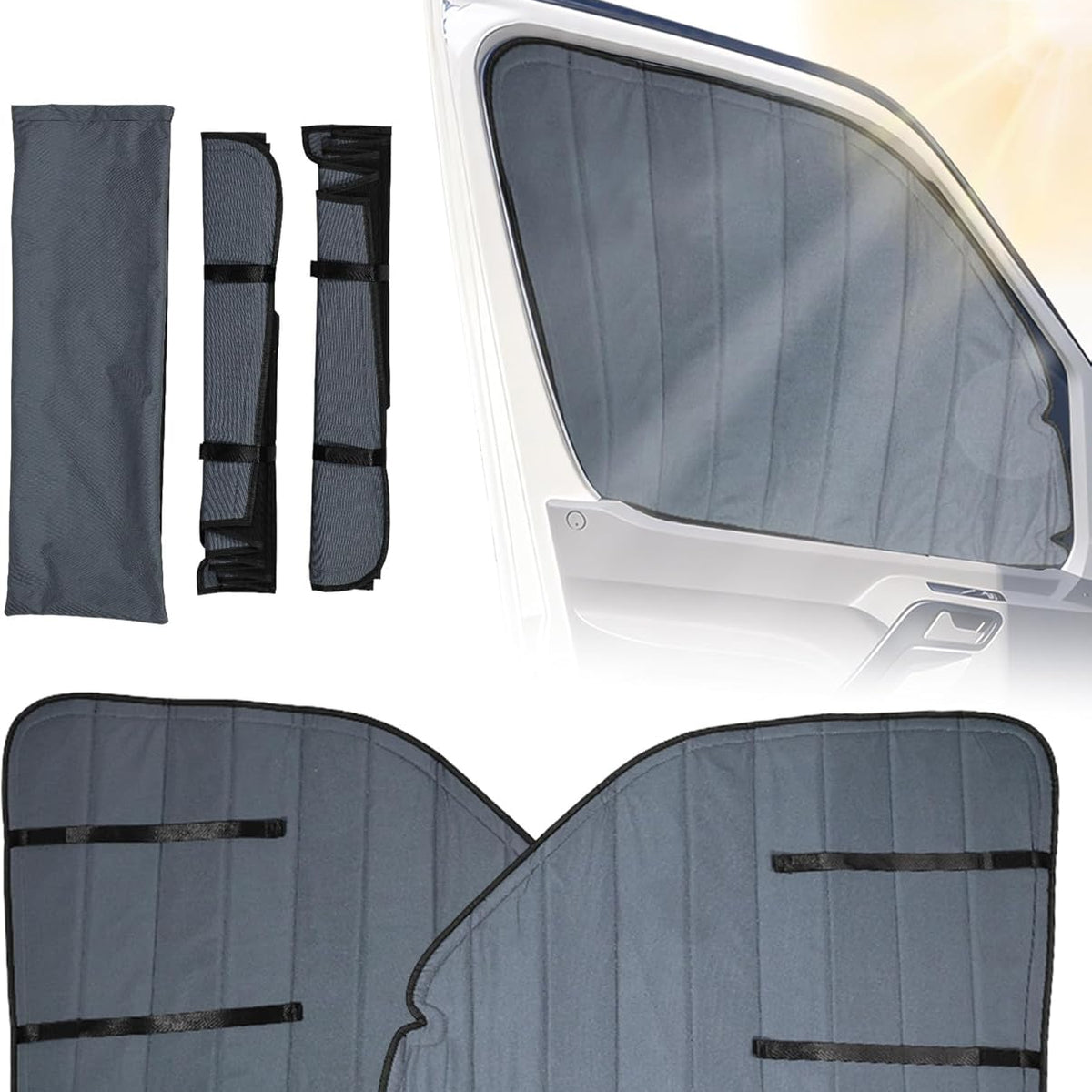 MELIPRON Insulated Blackout Van Window Covers Fit for Mercedes Benz ...