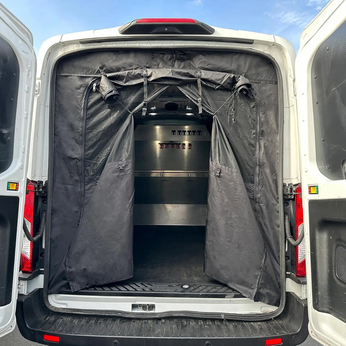 MELIPRON Van Bug Screen Fit For Ford Transit Rear Door Medium Roof ...