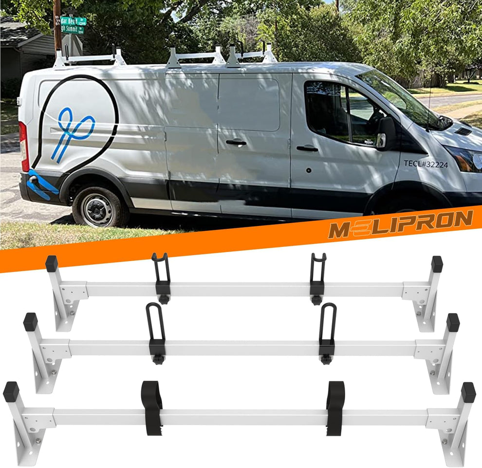 Melipron 54" Roof Ladder Rack Fit for Cargo Van 2015-On Ford Transit ...