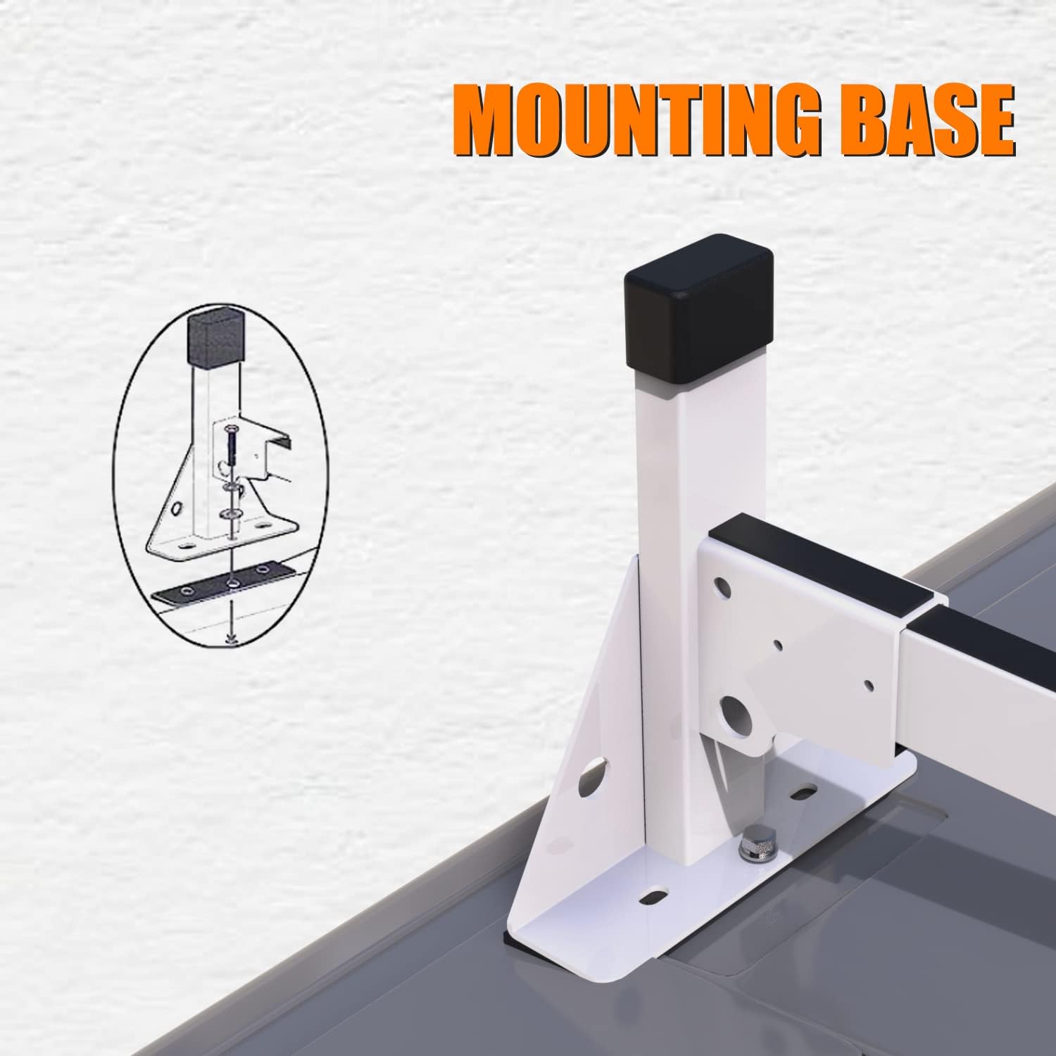 MELIPRON 54" Roof Ladder Rack Fit for Cargo Van 2015-On Ford Transit ...