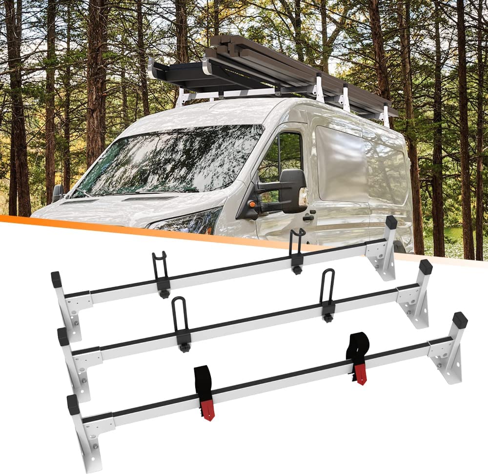 MELIPRON Low Profile Cargo Van Ladder Rack Fit for Ford Transit Connect ...